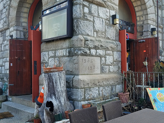The historic stone facade of Thunderbird Salvage stands like a fortress of forgotten treasures, promising adventures in vintage shopping that modern malls simply can't deliver.