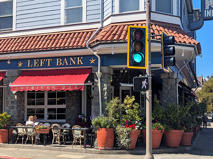 Corner location perfection! The terracotta roof and stone facade create that "did we just teleport to France?" moment as you approach this Larkspur gem. Photo credit: dave diebold