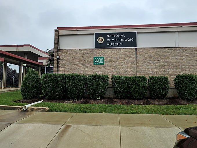 Don't let this humble exterior fool you - America's cryptologic treasures hide behind these unassuming walls.