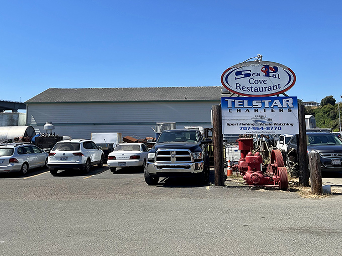 No-frills parking lot perfection. The kind of place where the best seafood joints hide&mdash;next to fishing charters, not five-star hotels.