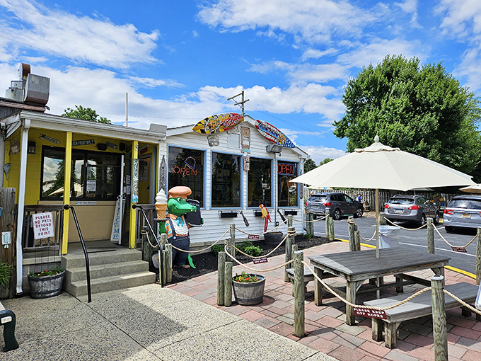 This tropical-themed treasure transforms an ordinary Frederick street corner into your personal Caribbean getaway.