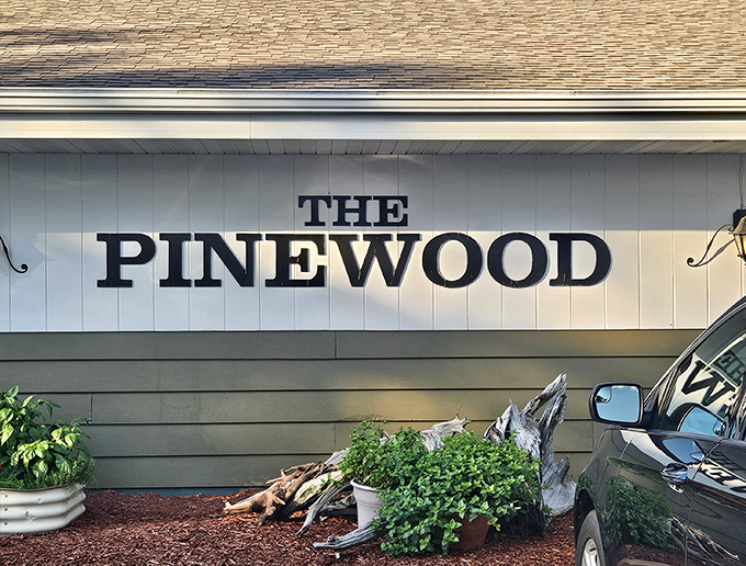 The unassuming exterior of Pinewood Supper Club hides culinary treasures within, like finding a Packers ticket in last year's winter coat.