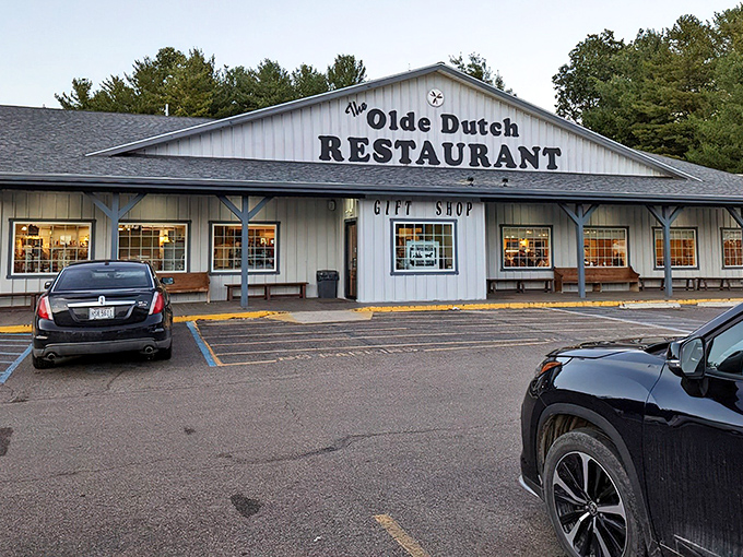 The unassuming white exterior of The Olde Dutch Restaurant in Logan hides a culinary treasure that locals have been keeping secret from the rest of us.