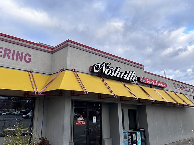 Those bright yellow awnings aren't just for show&mdash;they're like a beacon calling all hungry souls to this Nashville twist on New York deli culture.