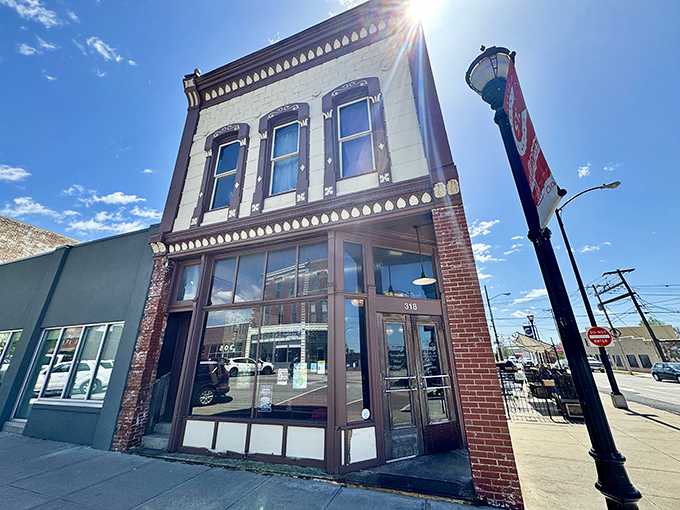History stands proudly on Commercial Street, where Lindberg's brick facade has witnessed decades of Springfield stories while housing culinary treasures within.