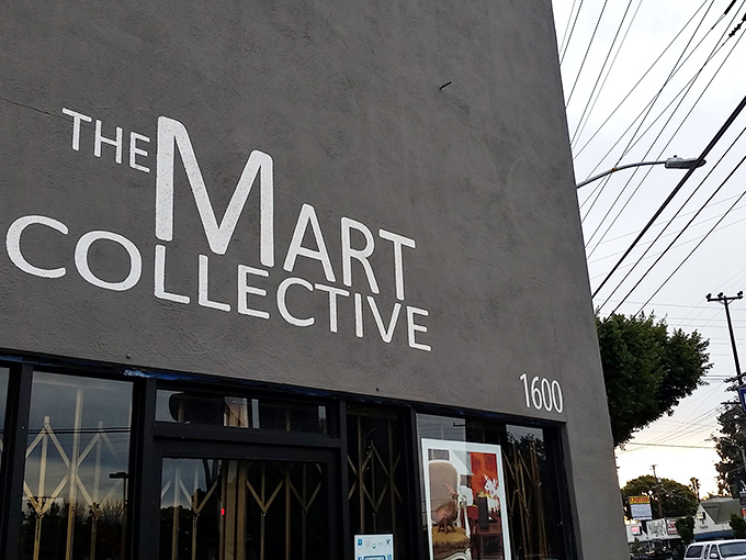 The unassuming gray exterior of The Mart Collective is like that quiet person at a party who turns out to have the best stories. 