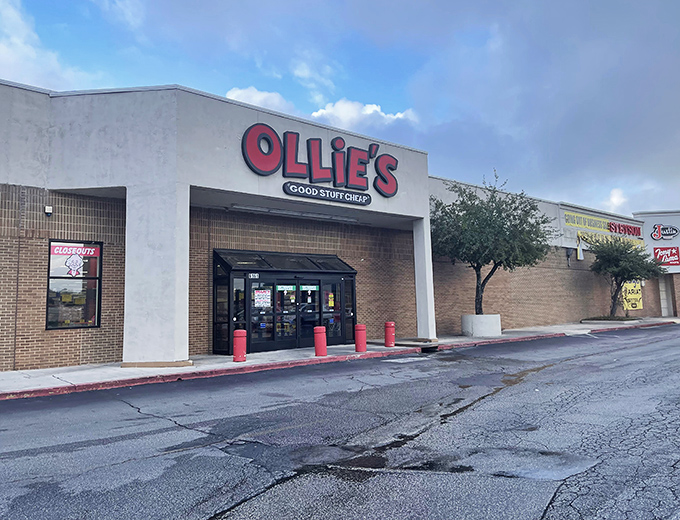 From this angle, you can almost hear the shopping carts rattling with anticipation of the deals waiting just beyond those doors.