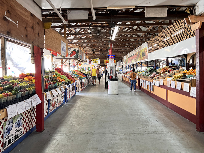 The produce section at International Market World stretches as far as the eye can see, a colorful gauntlet of farm-fresh temptations waiting to fill your fridge.