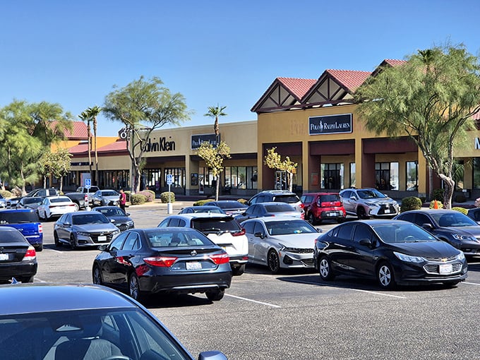 Desert shopping never looked so good! The Spanish-Mediterranean architecture of the Outlets at Barstow creates a retail oasis amid the Mojave's stark beauty.