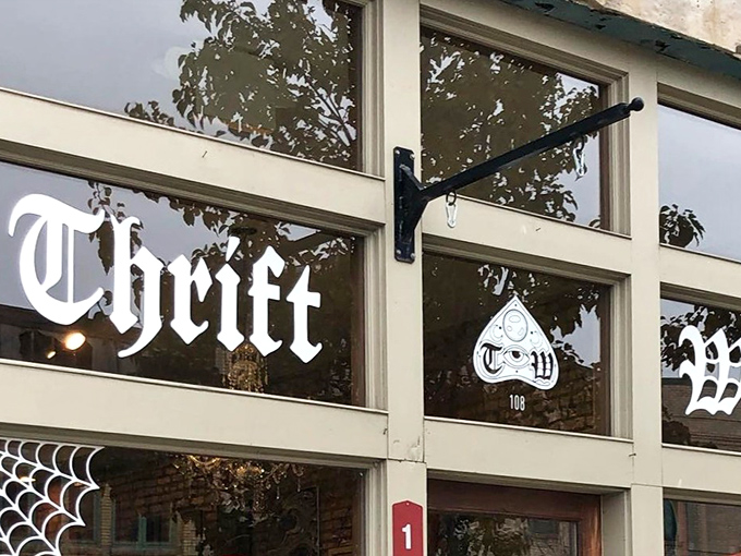 The gothic lettering and spiderweb-adorned windows of Thrift Witch aren't just Halloween decorations&mdash;they're a year-round promise of the wonderfully weird treasures waiting inside.