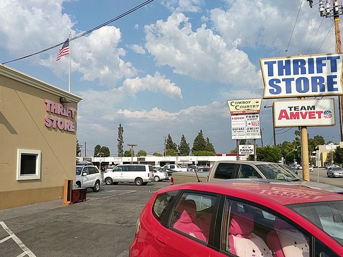 Under the California sky, AMVETS stands like a beacon for bargain hunters&mdash;where your wallet stays as full as your shopping bags.