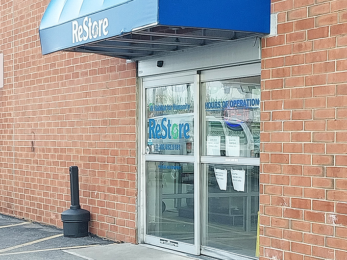 The simple brick exterior of Habitat&rsquo;s ReStore might not shout for attention, but step inside and it&rsquo;s a hidden trove of deals&mdash;like stumbling onto a secret stash of savings in plain sight.