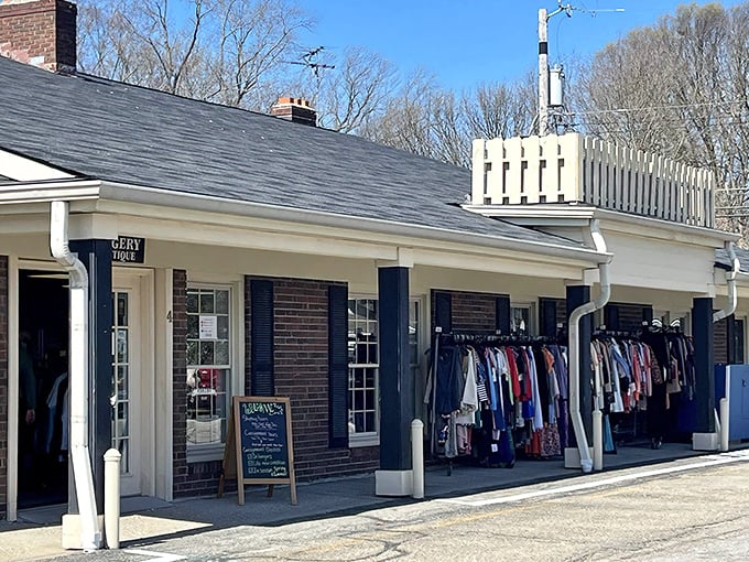 Behind this charming brick facade lies Indianapolis' best-kept secret for fashion treasure hunters.