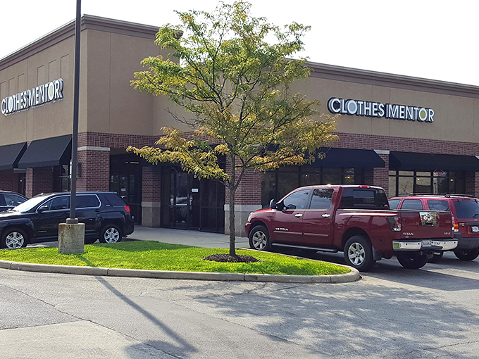 The brick-and-mortar treasure chest of Clothes Mentor in Fishers stands ready to transform your wardrobe without transforming your bank account into a sad, empty vault.