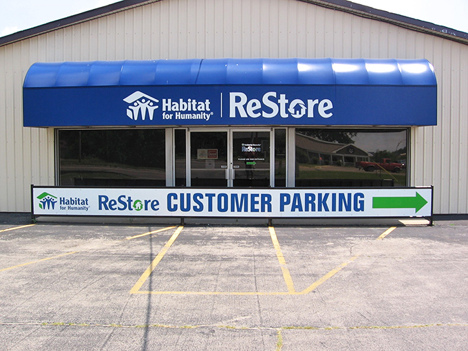 Like a treasure chest disguised as a warehouse, this unassuming building holds decades of stories.