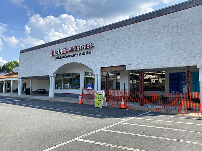 The unassuming exterior of Dorcas Ministries hides a treasure trove within. Like finding a $20 bill in an old jacket pocket&mdash;but better.