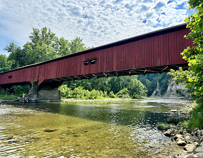 Prospect Point beckons adventure seekers through a wooden gateway, promising views that'll make your Instagram followers green with envy.