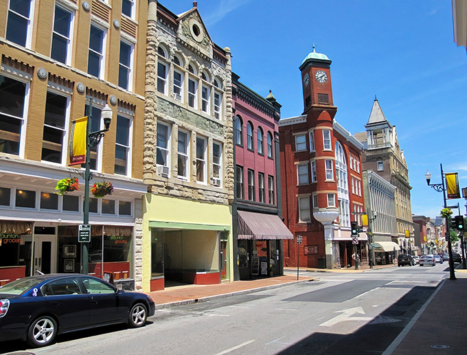 Downtown Staunton's Beverley Street proves that Victorian architecture and modern charm can be best friends forever.