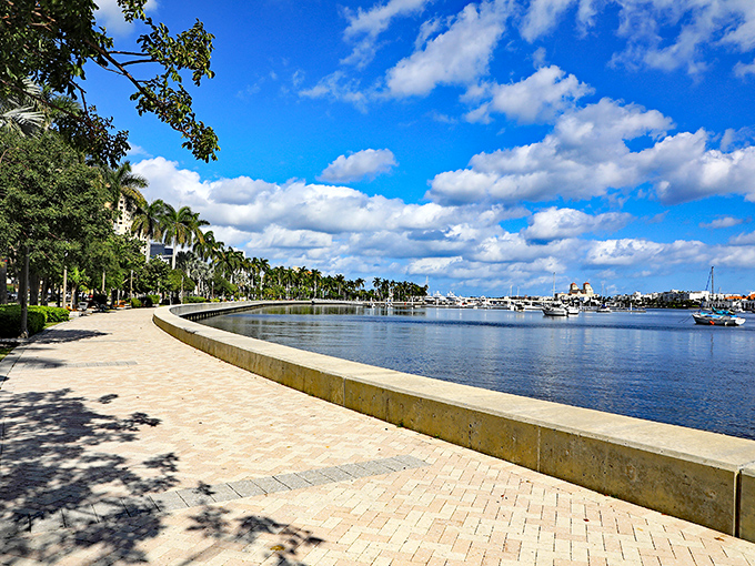 Palm Coast's waterfront promenade offers the perfect morning stroll &ndash; where the only traffic jam is pelicans deciding who gets the best fishing spot.
