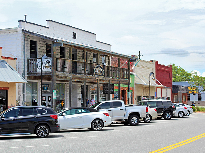 Downtown Crystal River offers that perfect small-town Florida charm without the tourist traps. Old-fashioned storefronts invite you to slow down and remember what vacation actually means.