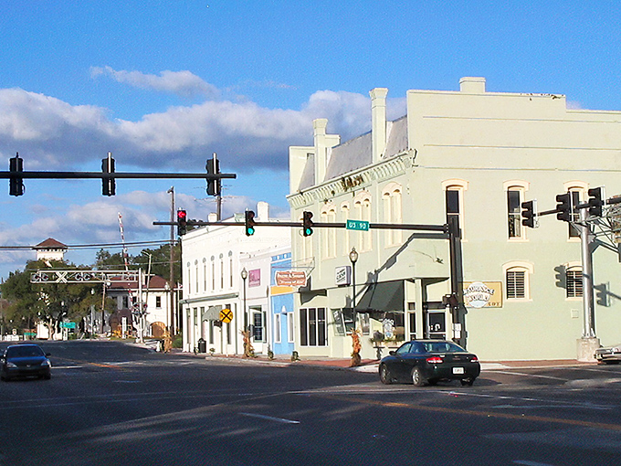 Downtown Live Oak offers that perfect small-town charm where traffic jams last seconds, not hours. Historic buildings line Ohio Avenue, creating a postcard-perfect scene that whispers "slow down and stay awhile."