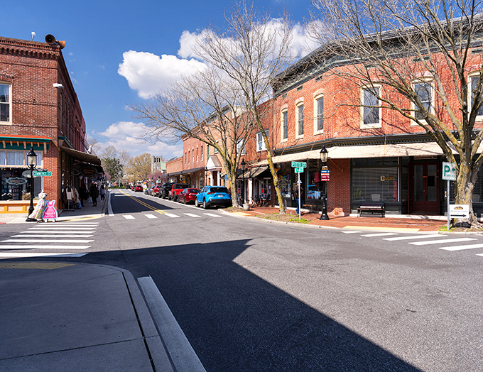 Sunlight bathes Berlin's historic downtown, where time seems to slow down and every storefront invites you to wander in and discover something wonderful.