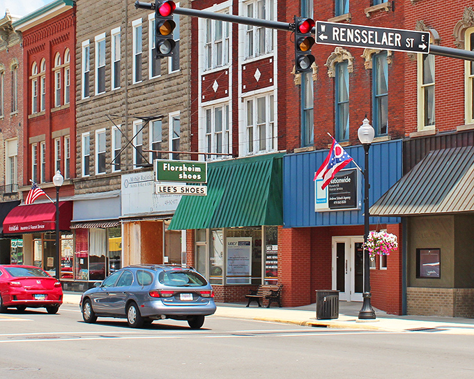 Downtown Bucyrus looks like Main Street USA got together with affordable living and decided to throw a block party that never ended.