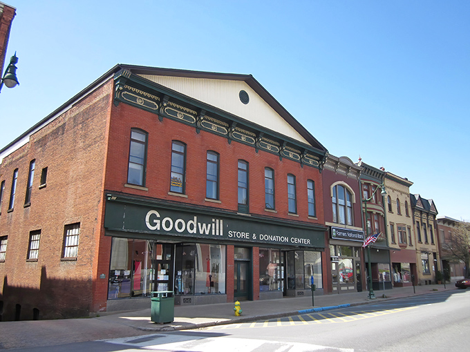 Brookville's Main Street welcomes you with historic brick buildings and American flags, a scene Norman Rockwell would have painted if he'd discovered Wi-Fi.