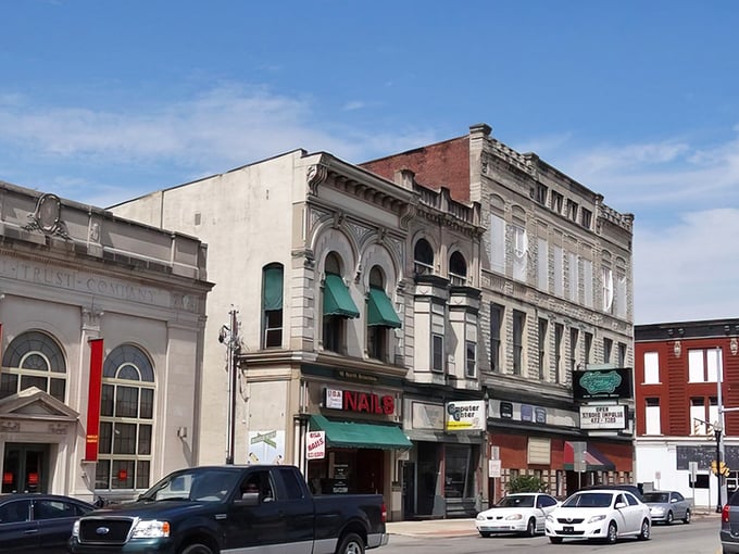 Peru's historic downtown buildings stand as proud sentinels of the past, their ornate facades telling stories of the city's golden circus era.
