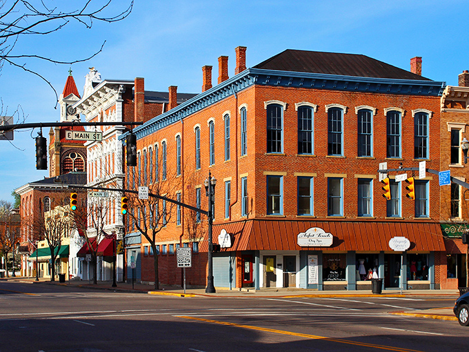 Circleville's historic downtown showcases beautifully preserved 19th-century architecture, where ornate brick facades tell stories of generations past.