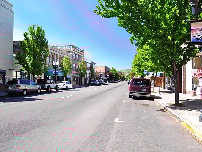 Downtown Klamath Falls offers that perfect small-town vibe where parking is plentiful and nobody's in a hurry. The tree-lined streets practically beg you to slow down and stay awhile.