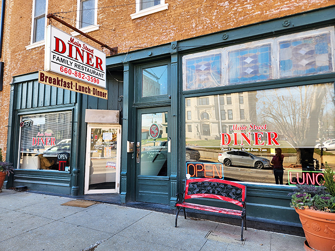 That classic hanging sign promises exactly what you'll find inside: honest food served with small-town hospitality that big cities try desperately to replicate.