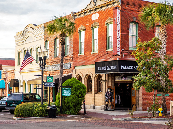 Centre Street's colorful Victorian facades transport you to a time when conversations happened on porches, not phones. The Palace Saloon's vintage Coca-Cola sign adds the perfect nostalgic touch.