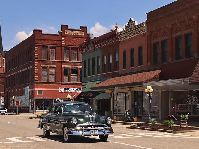 Classic cars cruising past historic brick buildings &ndash; it's not a movie set, it's just another perfect day in downtown Pontiac, where nostalgia comes standard.