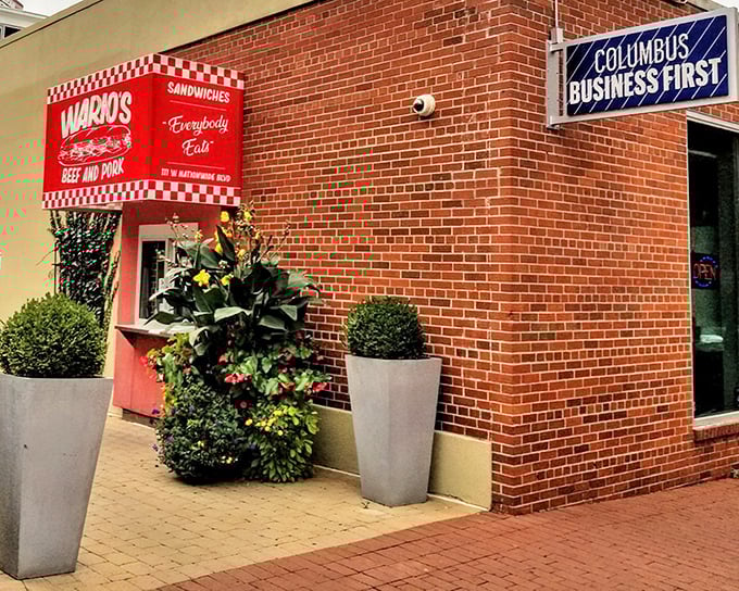 The bright red Wario's sign against brick is like a beacon for sandwich lovers&mdash;Columbus's version of the North Star for hungry travelers.