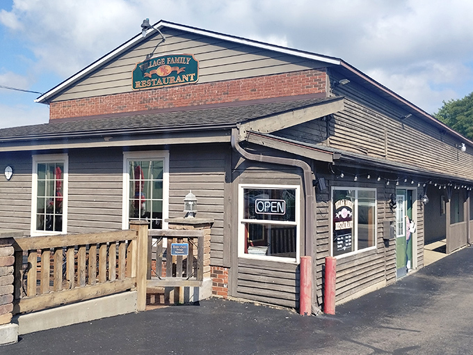 The unassuming exterior of Village Family Restaurant in Waynesville hides a treasure trove of comfort food classics that locals have cherished for years.
