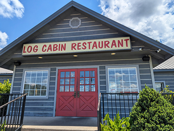 Those iconic red doors aren't just an entrance&mdash;they're a portal to comfort food nirvana in Hurricane Mills.