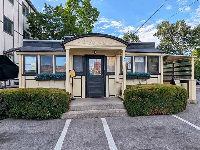 Like a time machine disguised as a lunch car, Casey's Diner stands proudly in Natick, its curved roof and tidy shrubs promising culinary nostalgia.