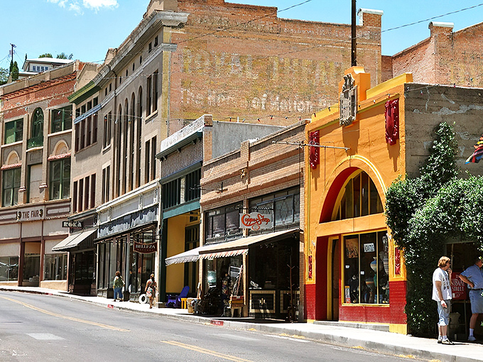 Main Street's colorful facades tell stories of Bisbee's past while housing today's vibrant shops, galleries, and eateries. A living museum of architectural charm.