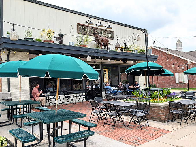 The Old Goat's modest exterior hides culinary treasures that would make any food lover's heart skip a beat. 