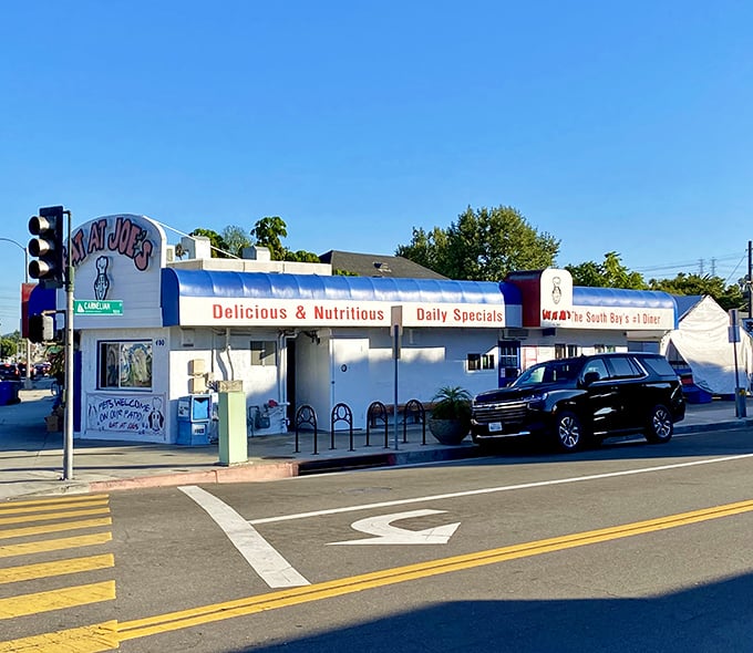 Pull up! This is it&mdash;the South Bay's #1 Diner, Eat at Joe's. A true local legend serving up "Delicious & Nutritious" daily specials.