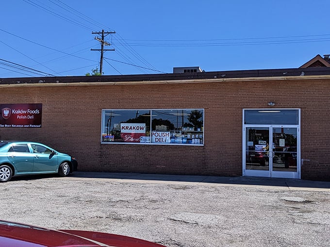 The unassuming exterior of Krakow Deli hides a Polish food paradise within. Like finding a treasure chest in your neighbor's garage.
