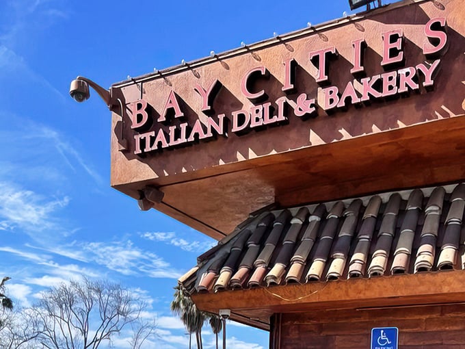 The terracotta-colored fa&ccedil;ade of Bay Cities stands like a culinary lighthouse on Lincoln Boulevard, beckoning sandwich pilgrims from across Los Angeles.