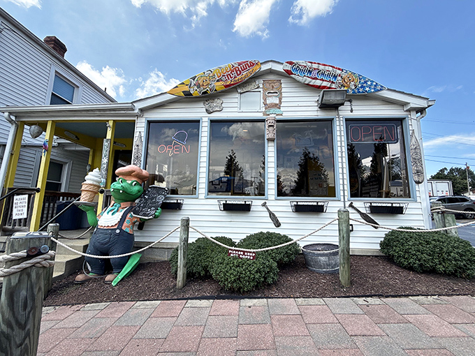 This tropical-themed treasure transforms an ordinary Frederick street corner into your personal Caribbean getaway.