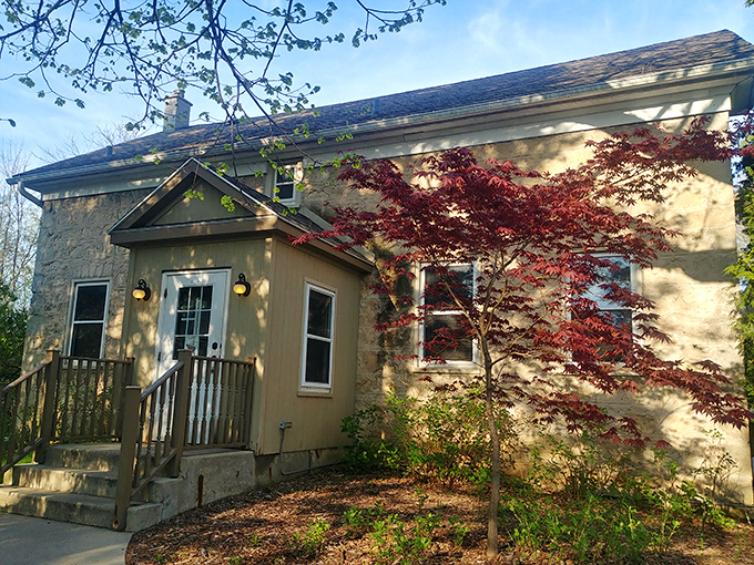 That Japanese maple isn't just showing off&mdash;it's nature's way of flagging down hungry travelers to Wisconsin's hidden culinary gem.
