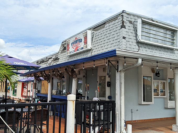 The unassuming exterior of Twisted Lobster proves once again that Florida's best seafood treasures often hide in plain sight.