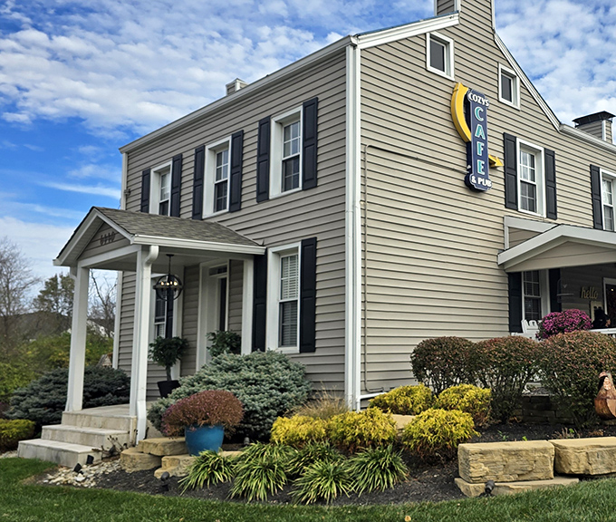 Home is where the heart is—and apparently where the incredible carrot cake lives too. This charming converted house in Liberty Township beckons with country charm and culinary promises.
