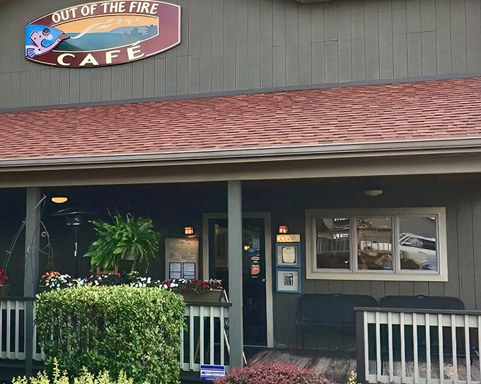 The sage-green exterior of Out of the Fire Caf&eacute; welcomes you like an old friend, promising culinary adventures that live up to its fiery name.