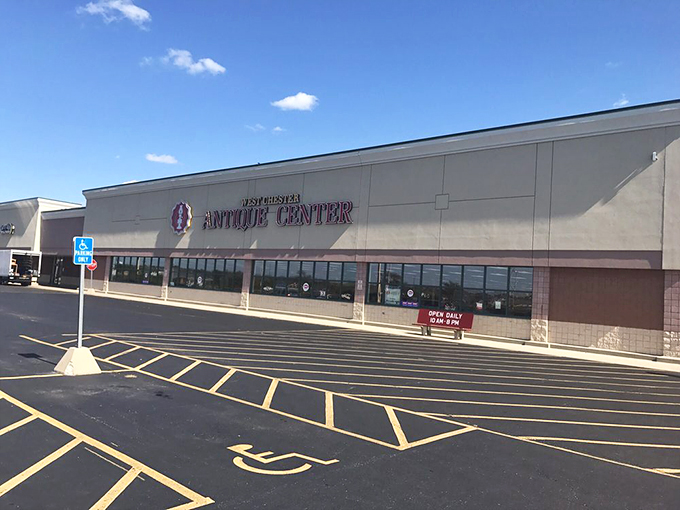 Don't let the unassuming strip mall exterior fool you&mdash;inside this treasure trove, your grandmother's attic and a museum had a beautiful baby.