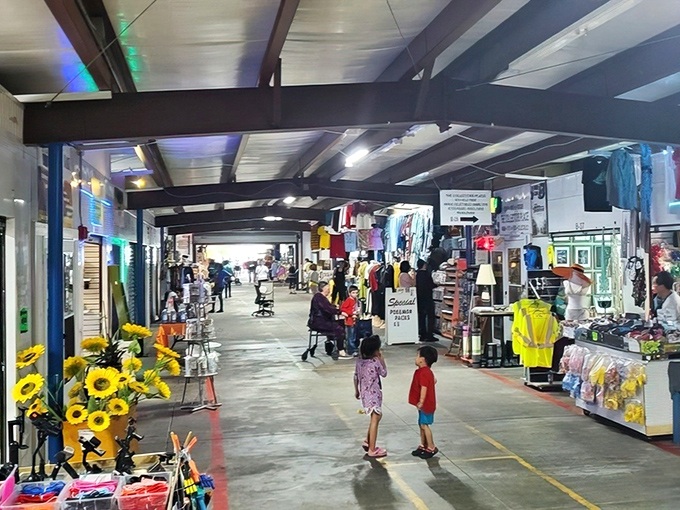 Wide aisles and endless possibilities stretch before you, where sunflowers greet shoppers and children discover treasures their parents never knew they needed.
